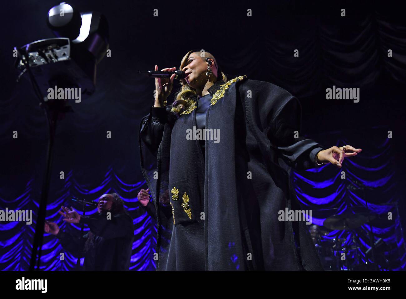 LONDON, ENGLAND - APRIL 18: Gabrielle (Louisa Gabriella Bobb) performing at O2 Arena, Greenwich ...