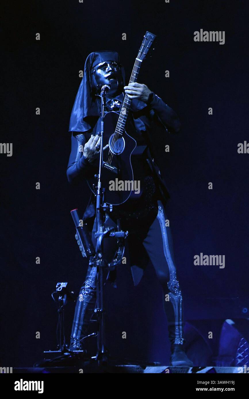 LONDON, ENGLAND - APRIL 19: Nameless Ghouls of ‘Ghost’ performing at O2 ...