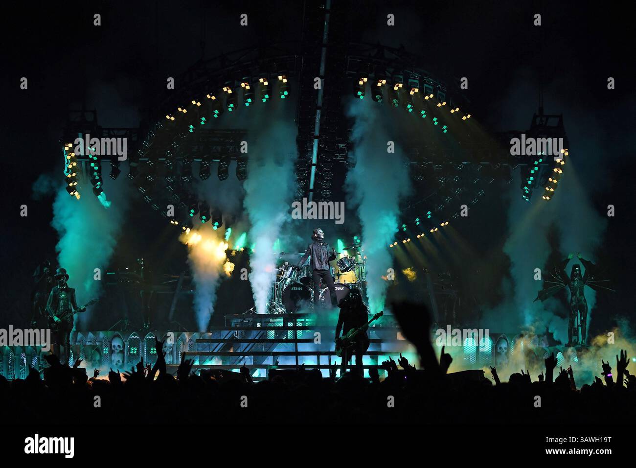 LONDON, ENGLAND - APRIL 19: Papa V Perpetua (Tobias Forge) of ‘Ghost ...