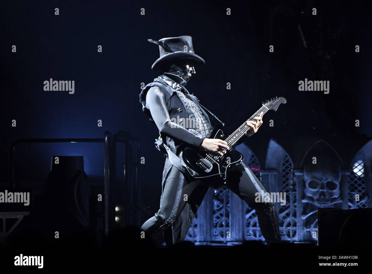 LONDON, ENGLAND - APRIL 19: Nameless Ghouls of ‘Ghost’ performing at O2 ...