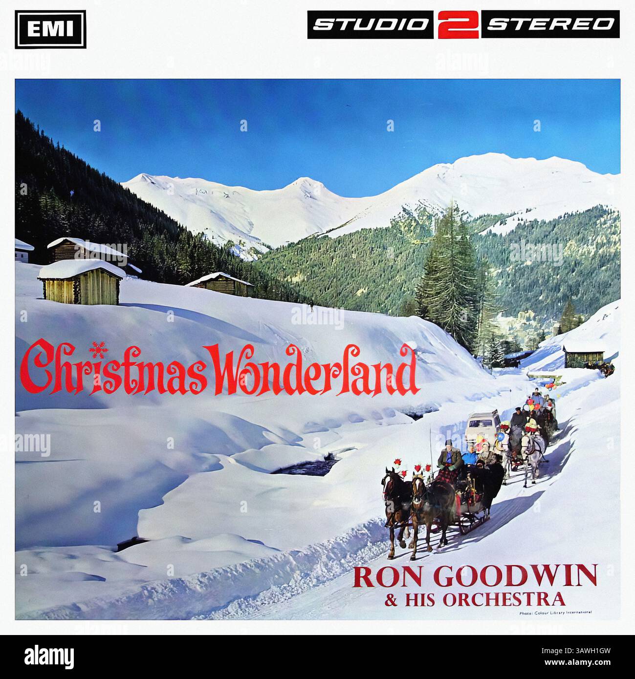 Ron Goodwin - Christmas Wonderland - Vintage vinyl record cover Stock Photo - Alamy