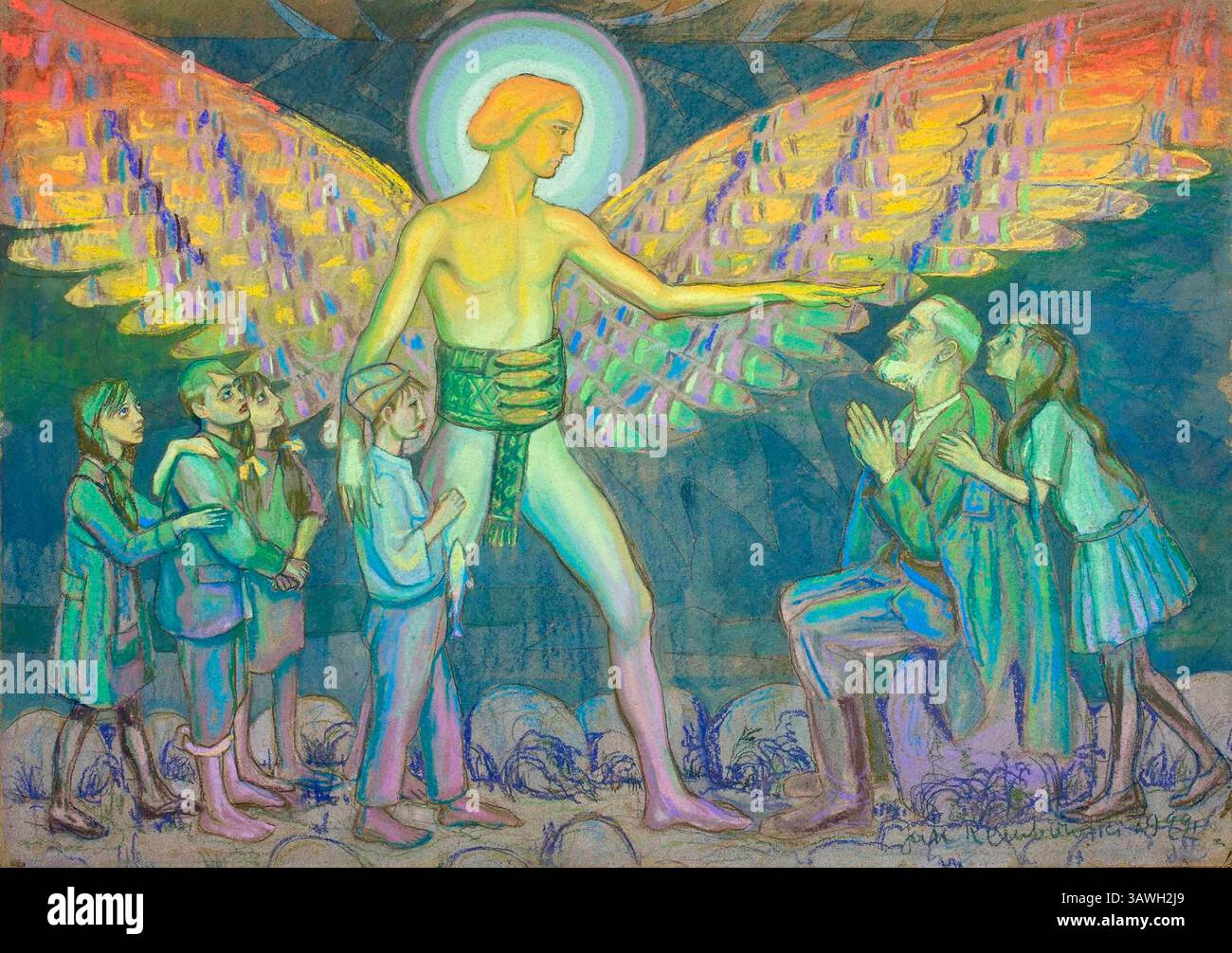 Jan Rembowski - The Return of Tobiasz - 1919 Stock Photo - Alamy