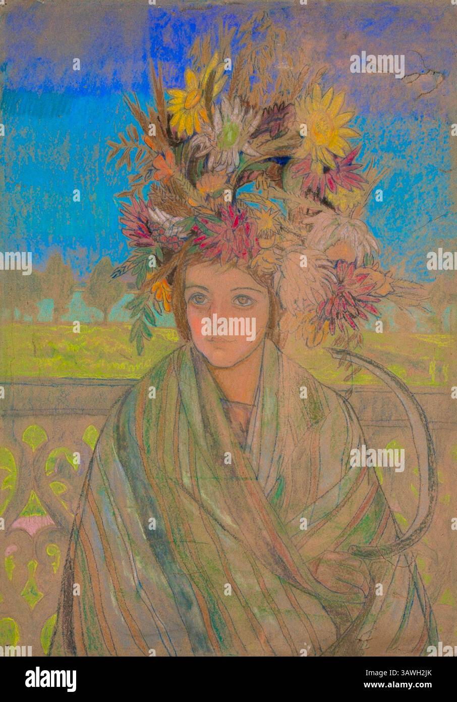Jan Rembowski - Summer (The Allegory of Summer) -1922 Stock Photo - Alamy