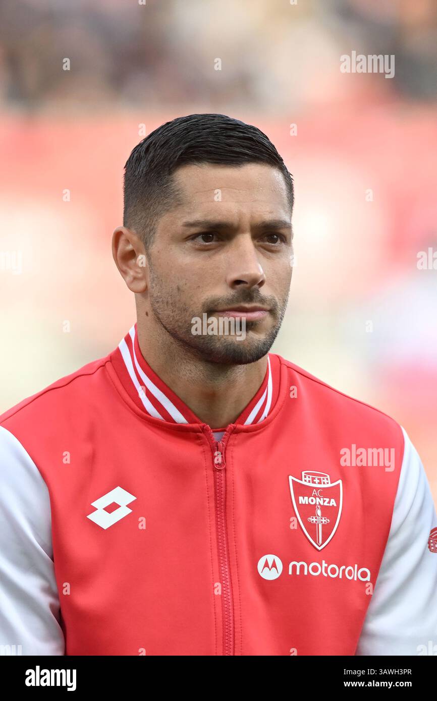 AC Monza's Gianluca Caprari during thirty-third Serie A soccer match ...