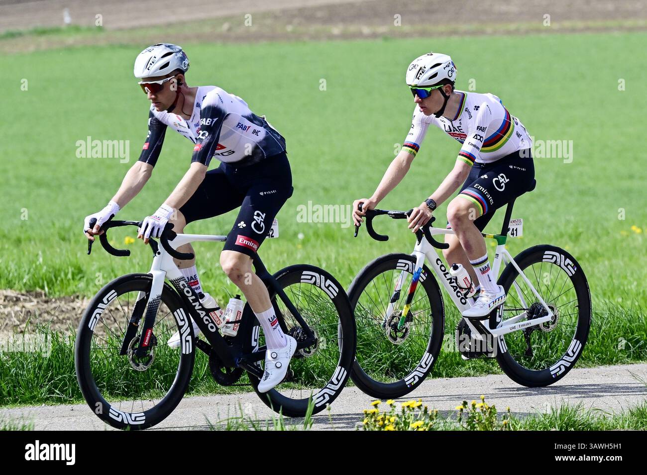 Valkenburg, Netherlands. 20th Apr, 2025. Belgian Tim Wellens of UAE ...