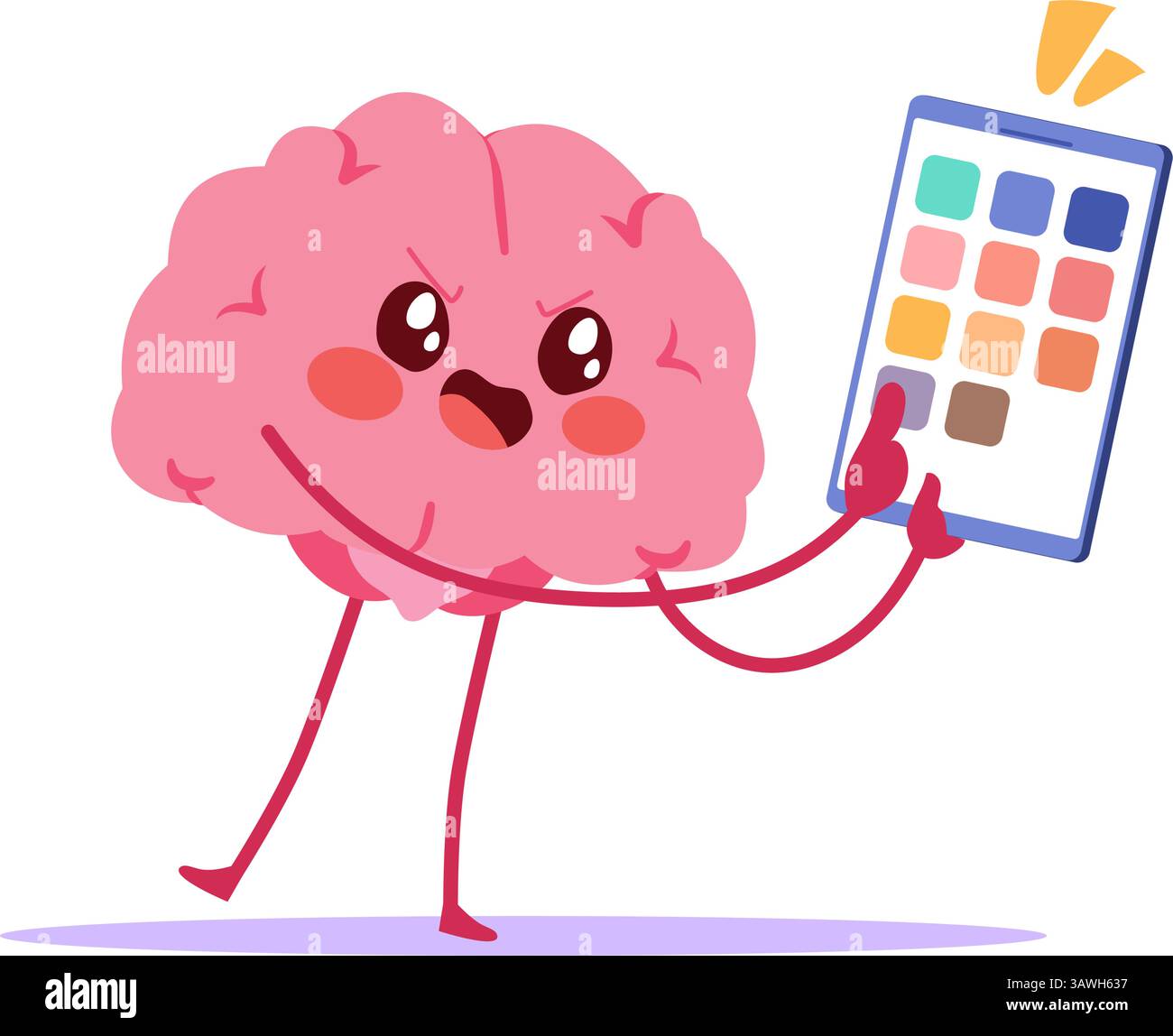 Dopamine release Stock Vector Images - Alamy