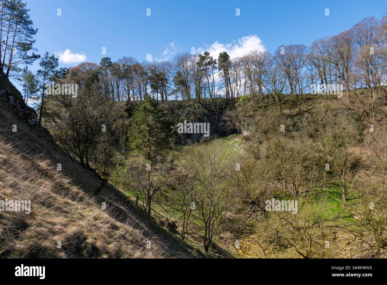 Deep Dale near Buxton, Peak District, Derbyshire, England Stock Photo ...