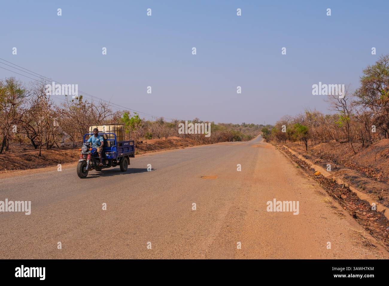 Ghana three wheel motorcycle hi-res stock photography and images - Alamy
