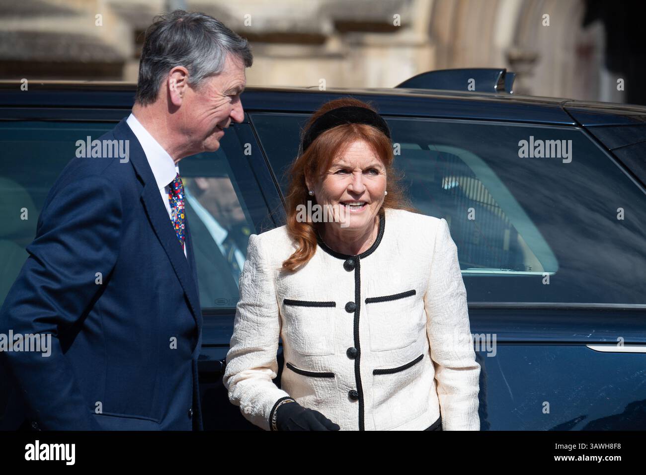 Windsor, Berkshire, UK. 20th April, 2025. Sarah, The Duchess of York ...