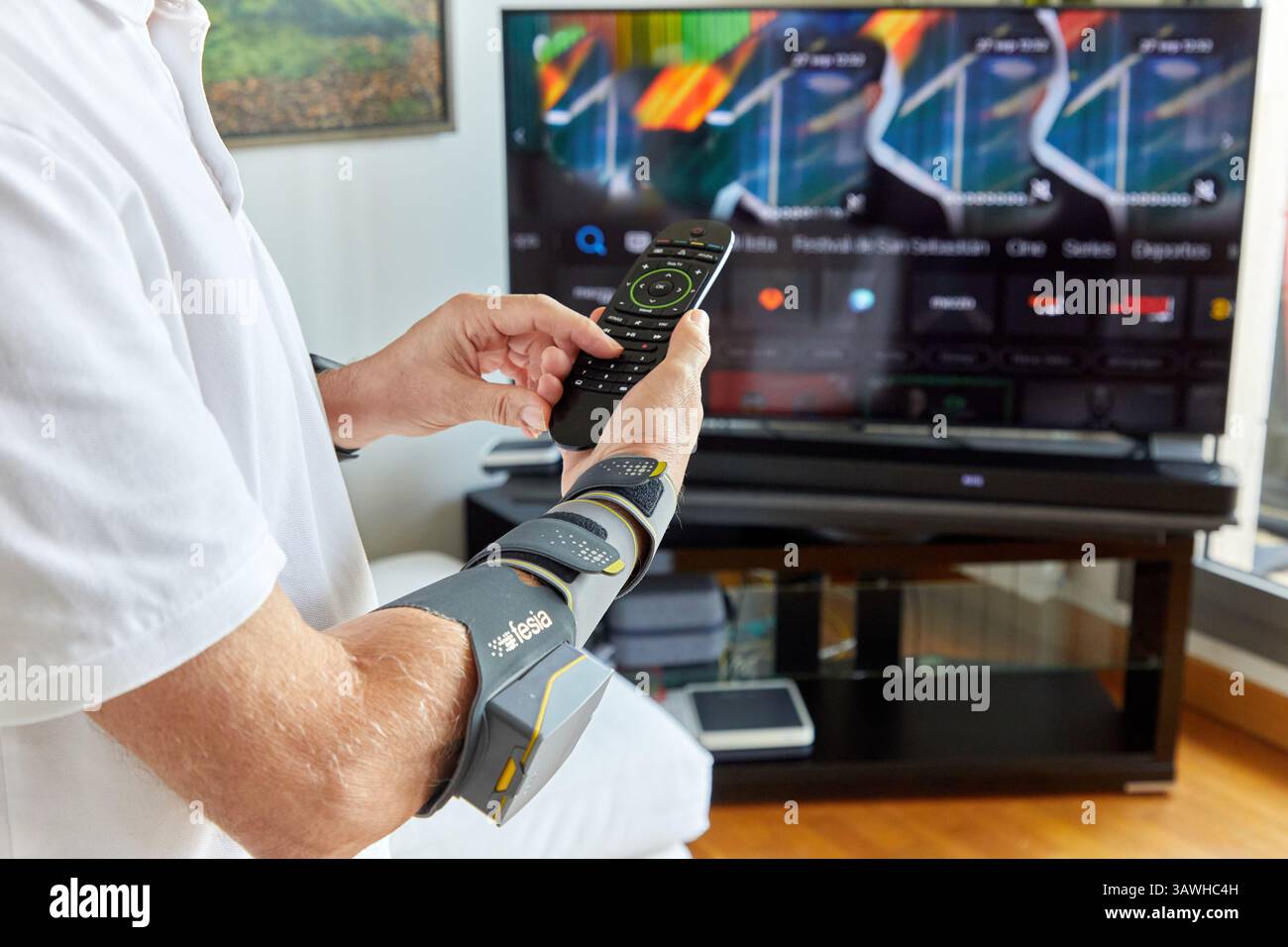 The rehabilitation device based on functional electrical stimulation ...