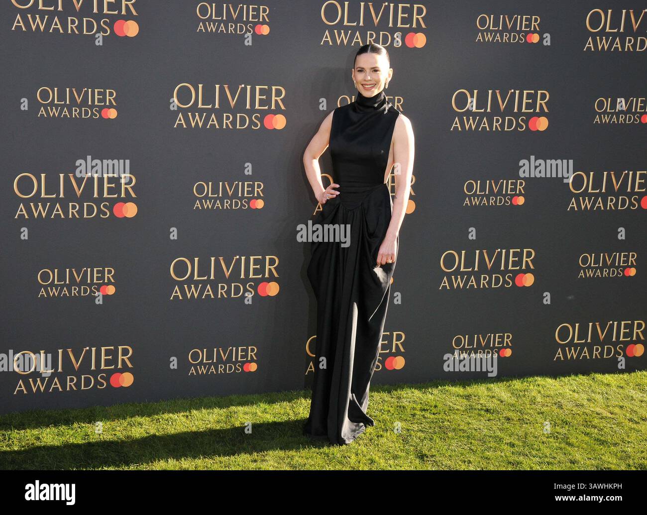 Hayley Atwell at the Olivier Awards 2025, Royal Albert Hall, Kensington ...