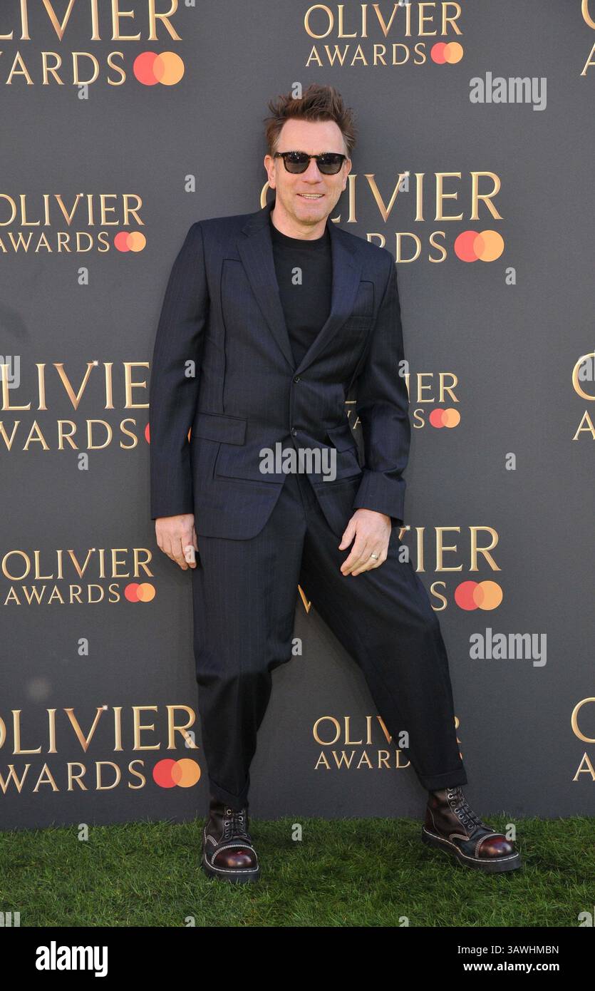 Ewan McGregor at the Olivier Awards 2025, Royal Albert Hall, Kensington ...