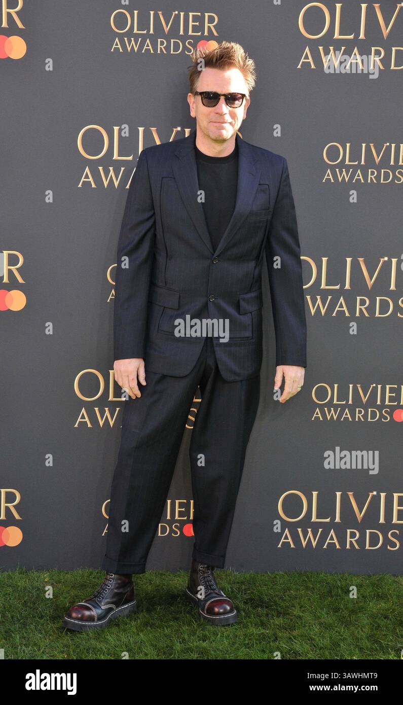 Ewan McGregor at the Olivier Awards 2025, Royal Albert Hall, Kensington ...