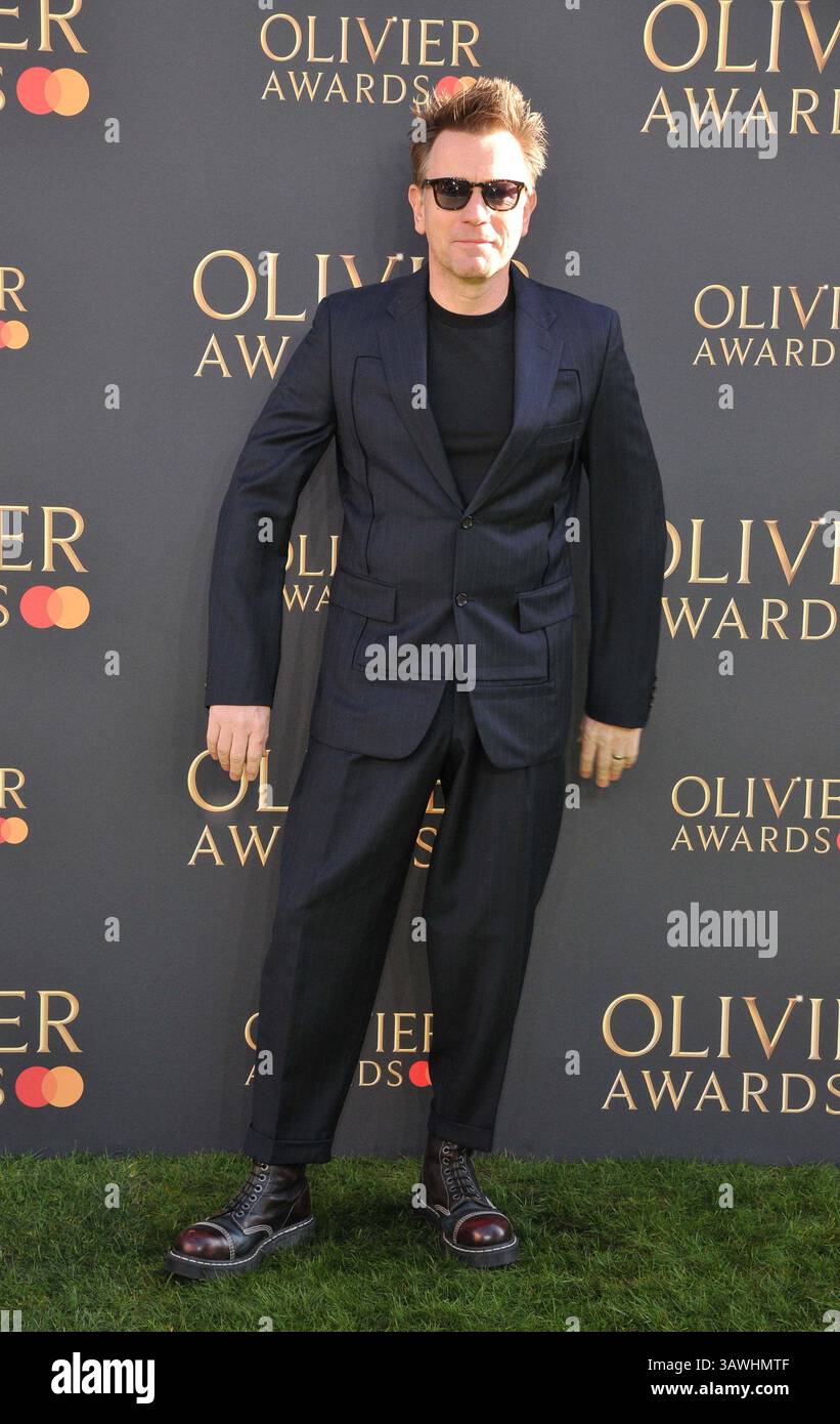 Ewan McGregor at the Olivier Awards 2025, Royal Albert Hall, Kensington ...