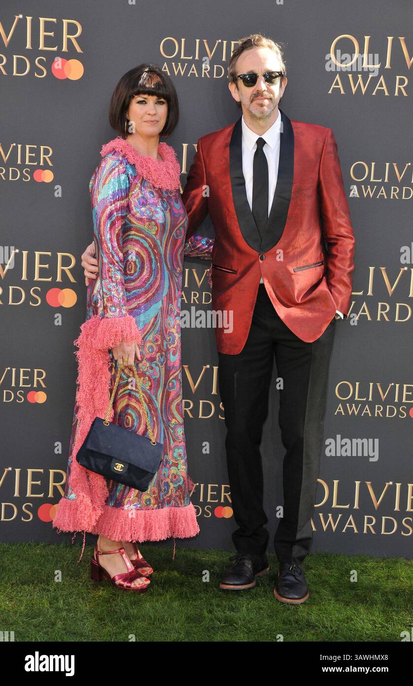 Dawn O'Porter and Chris O'Dowd at the Olivier Awards 2025, Royal Albert ...