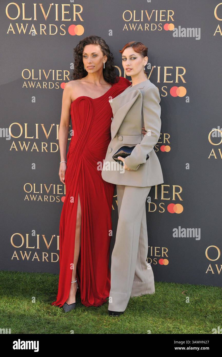 Amy Di Bartolomeo and Georgie Buckland at the Olivier Awards 2025 ...