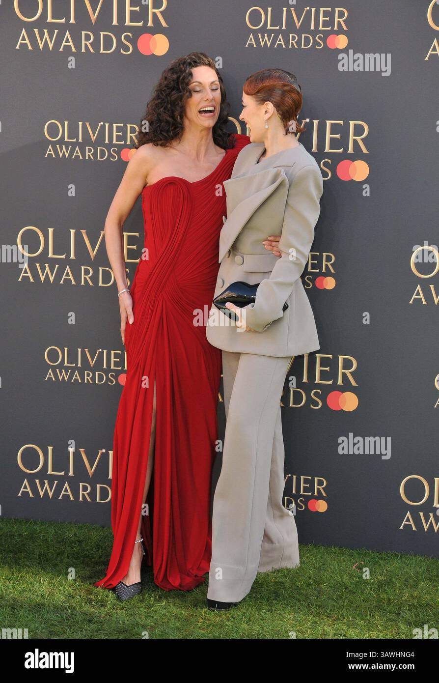 Amy Di Bartolomeo and Georgie Buckland at the Olivier Awards 2025 ...