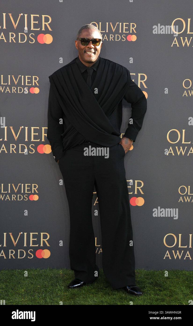 Idris Elba at the Olivier Awards 2025, Royal Albert Hall, Kensington ...