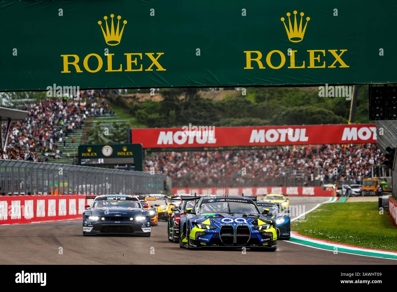 Imola, Italie. 20th Apr, 2025. Start of the race, 46 AL HARTHY Ahmad ...