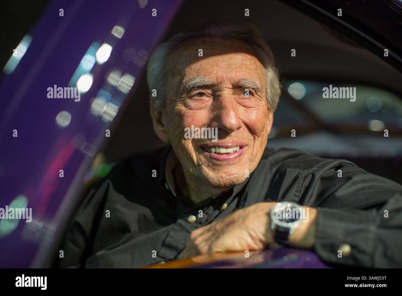 June 18, 2016 - Chicago, IL, USA - Car collector Larry Klairmont, 89 ...