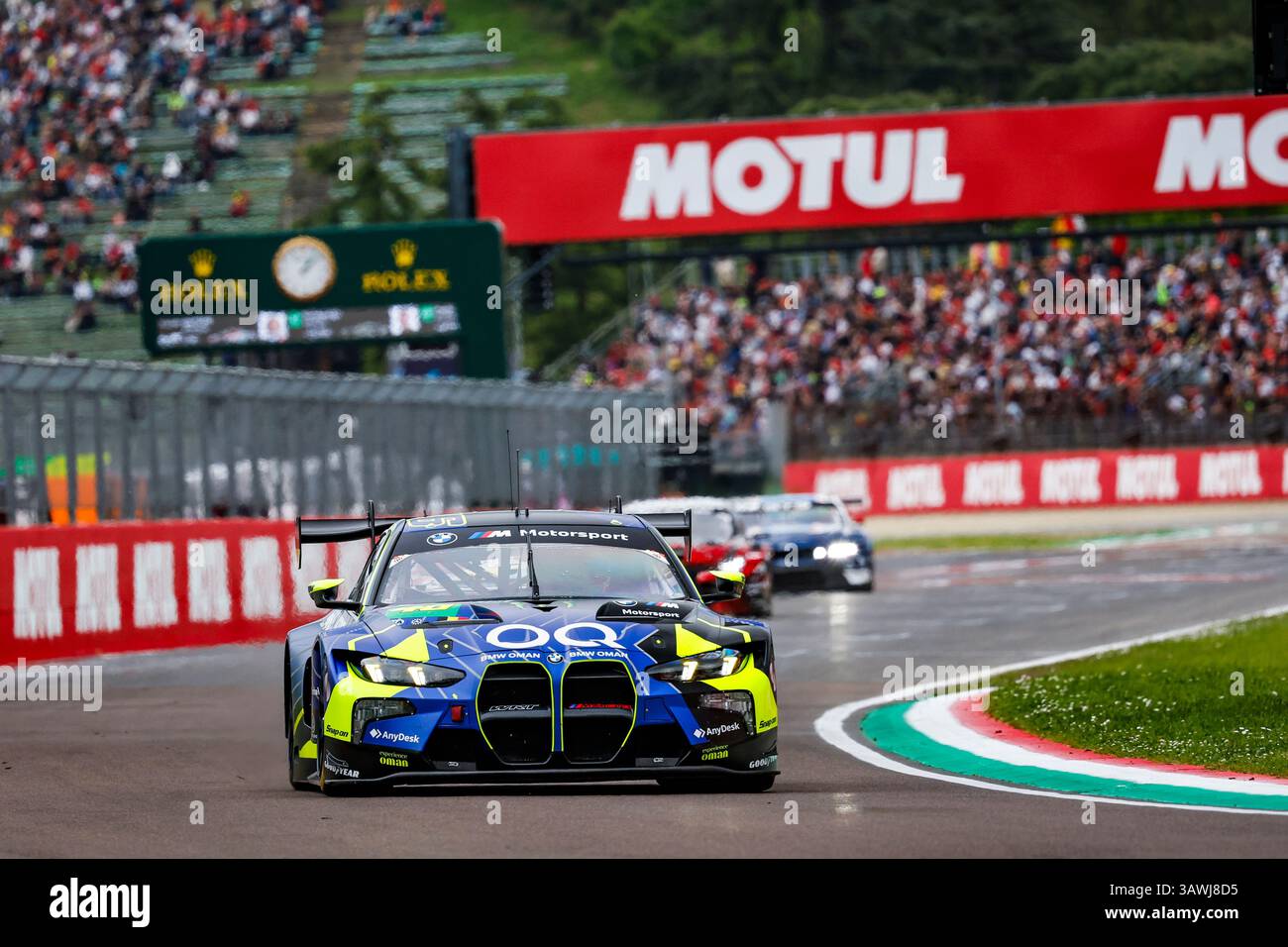Imola, Italie. 20th Apr, 2025. 46 AL HARTHY Ahmad (omn), VAN DER LINDE ...