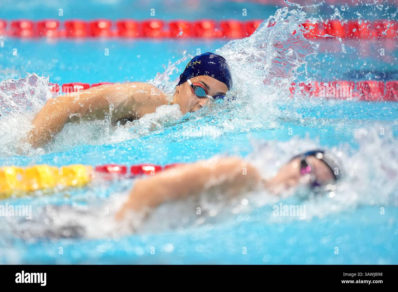 Eva Okaro during the Women 100m Freestyle on day six of the Aquatics GB ...