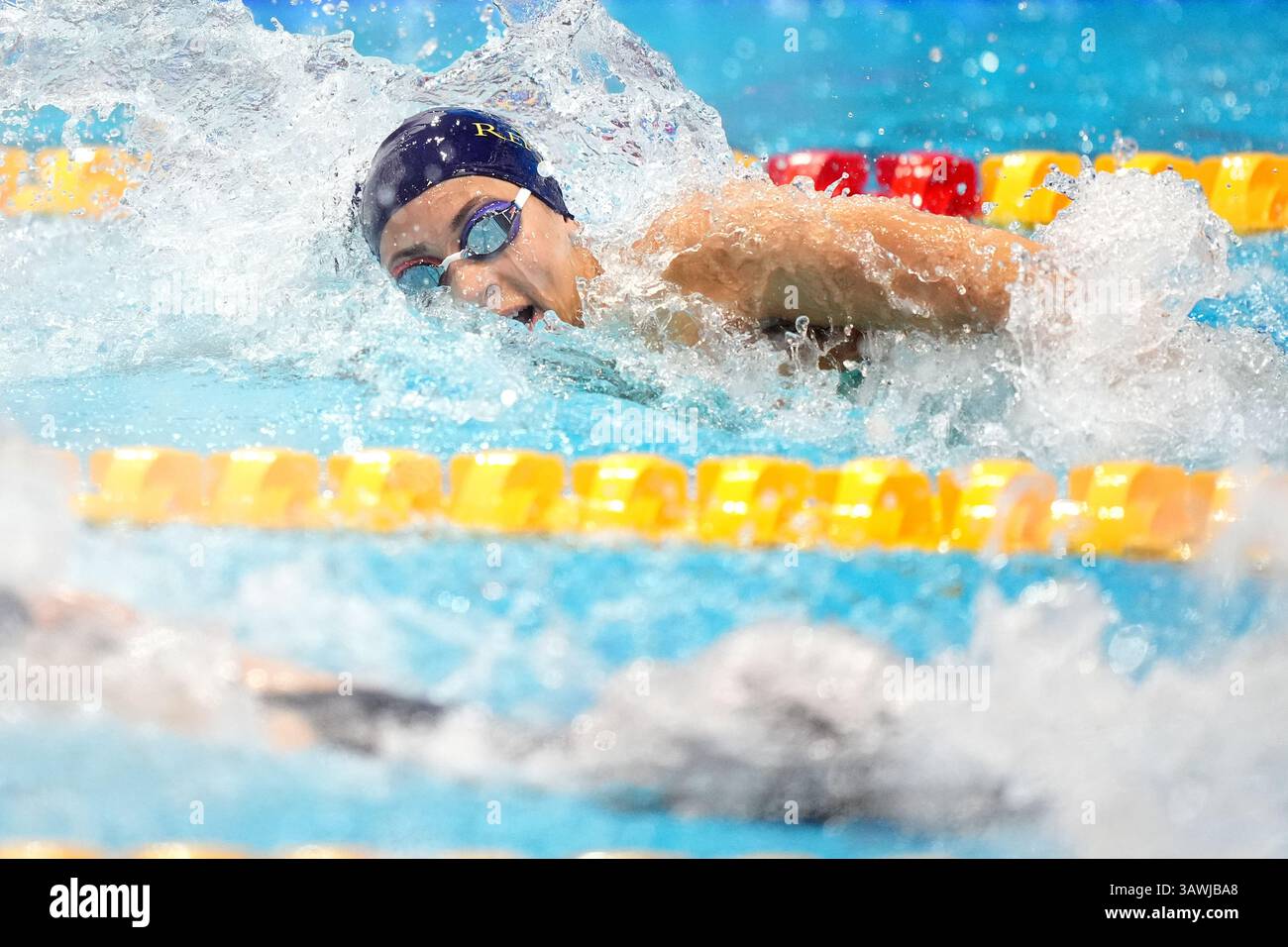 Eva Okaro during the Women 100m Freestyle on day six of the Aquatics GB ...