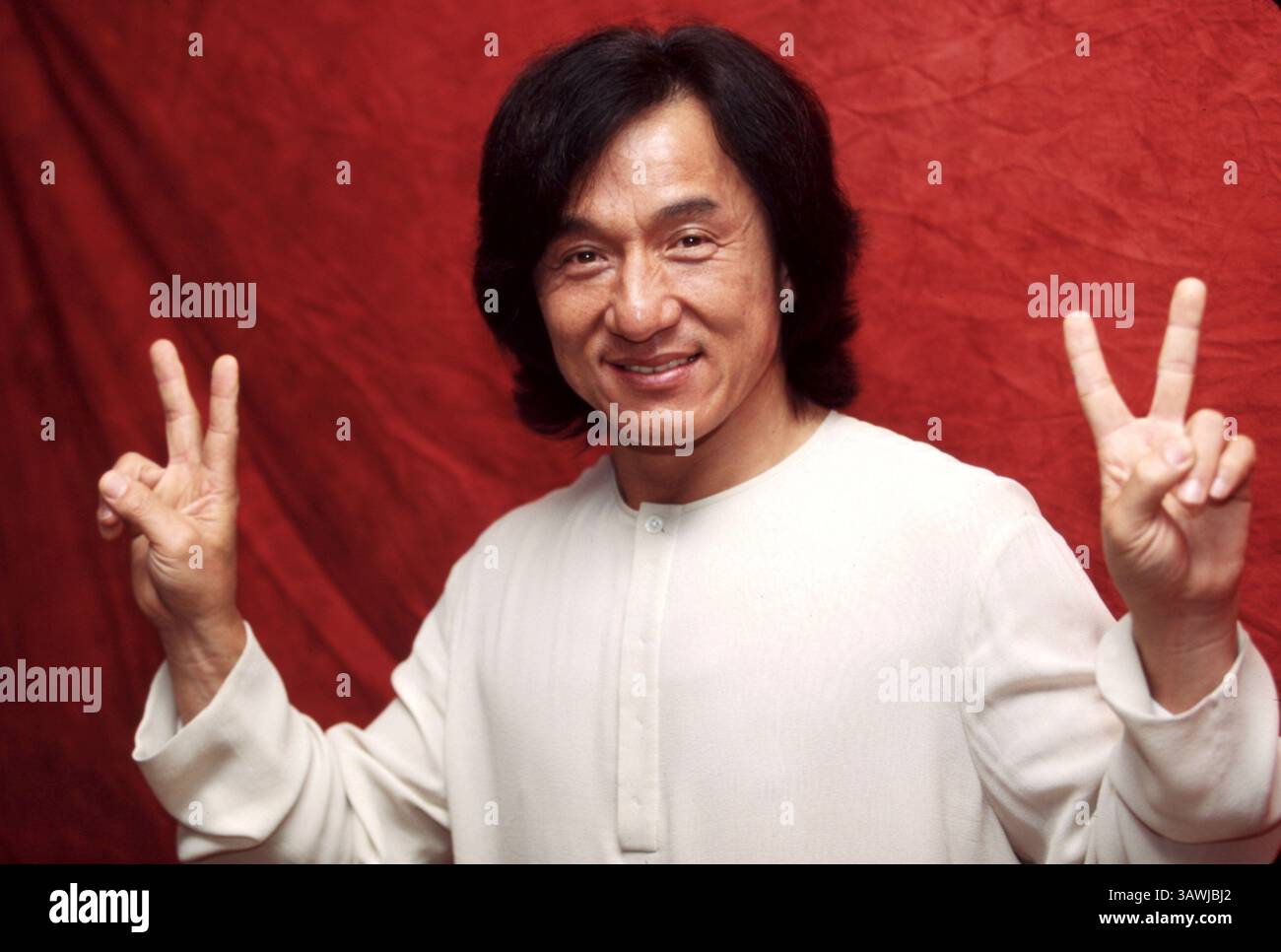 September 1, 2002 - Hollywood, California, U.S. - JACKIE CHAN promotes ...