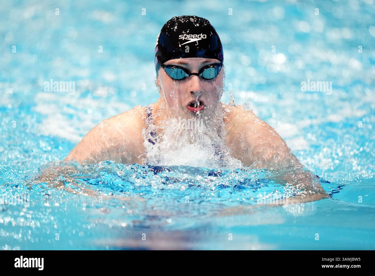 Elizabeth Booker during the Women 100m Breaststroke on day six of the ...
