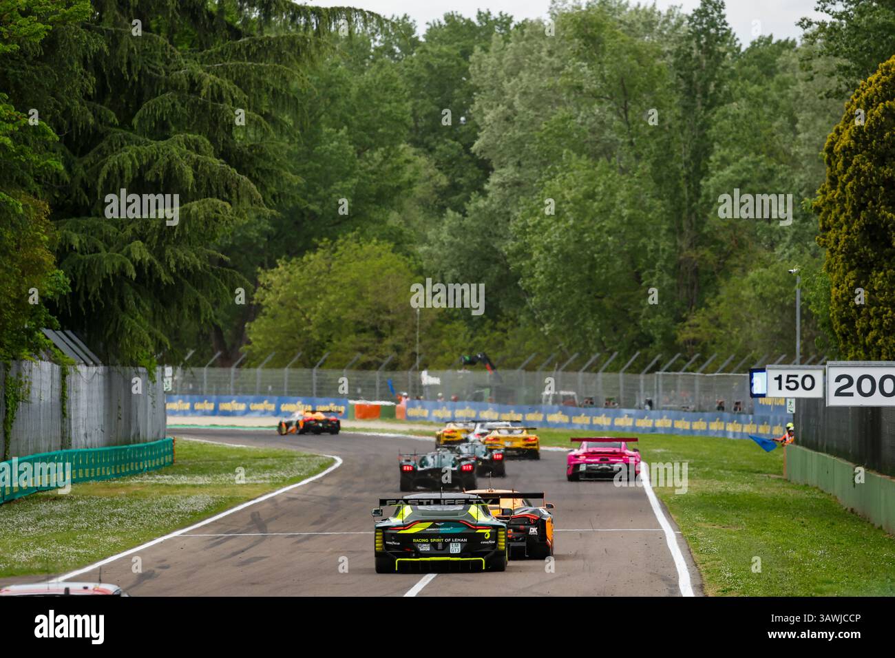 Imola, Italie. 20th Apr, 2025. 10 BARRICHELLO Eduardo (bra), DEBOER ...
