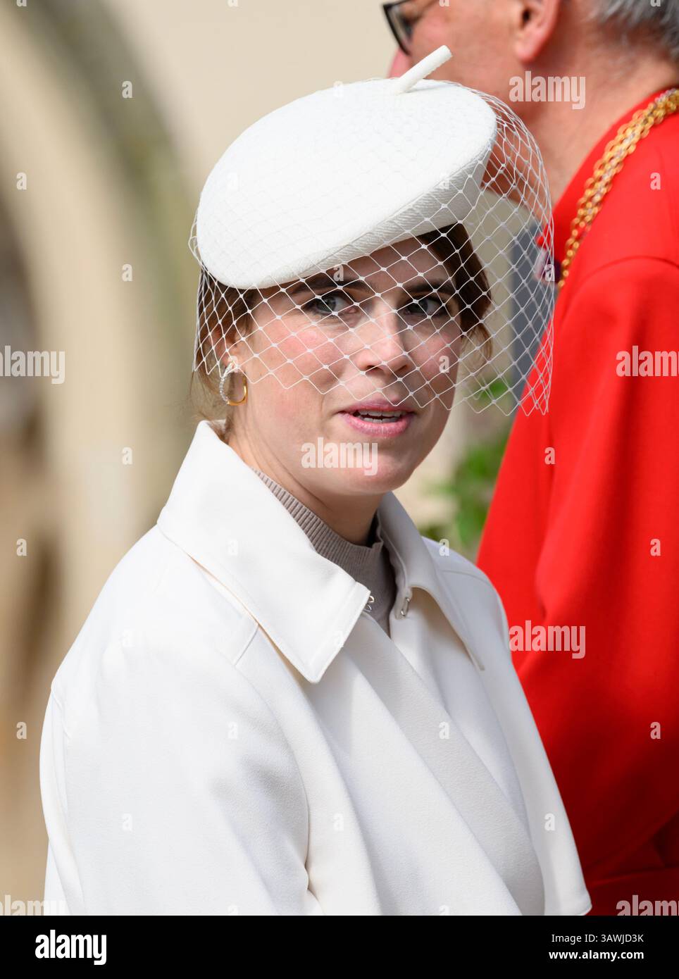 London, UK. April 20th, 2025. Princess Eugenie attending the Easter ...