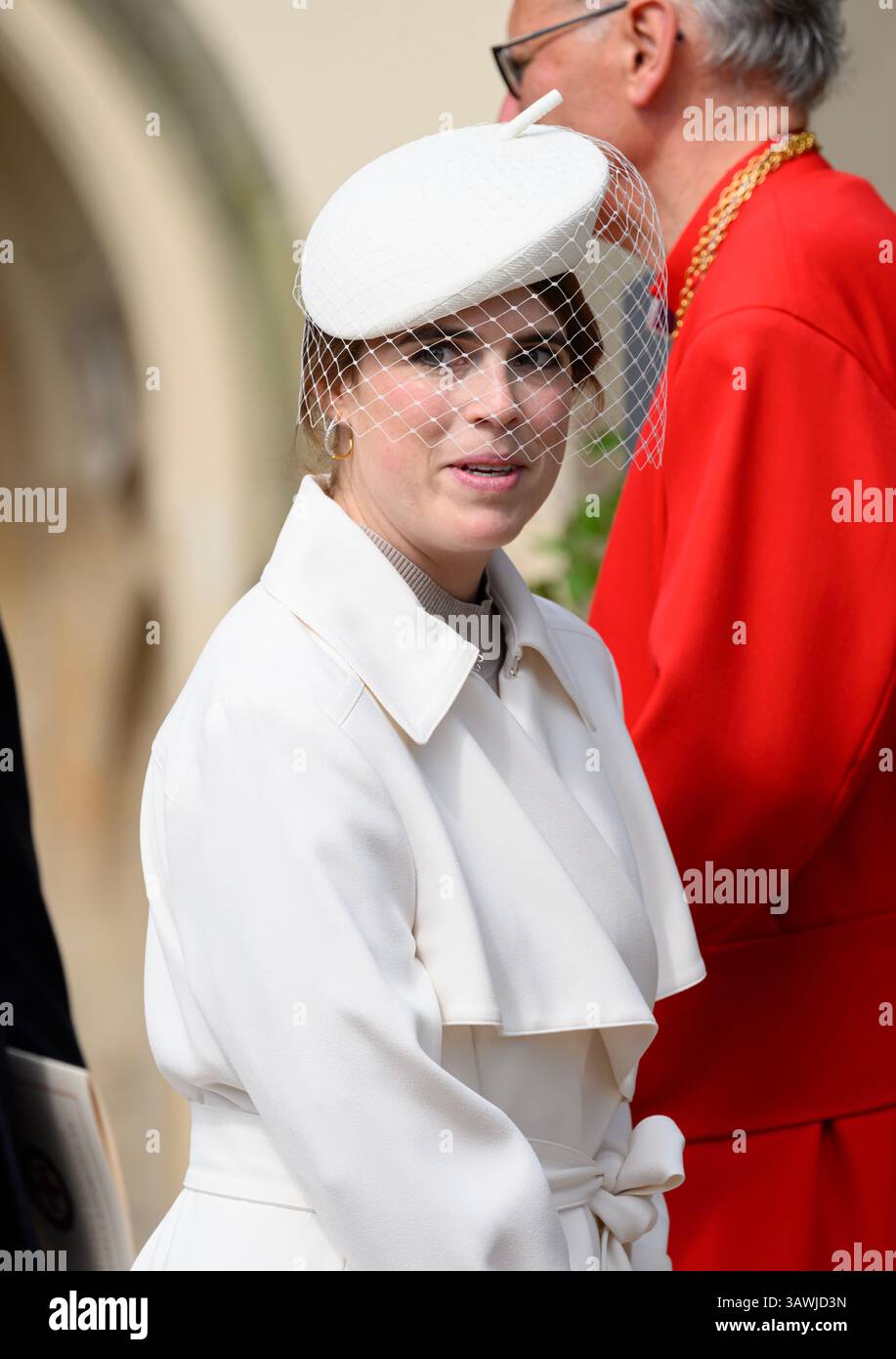 London, UK. April 20th, 2025. Princess Eugenie attending the Easter ...