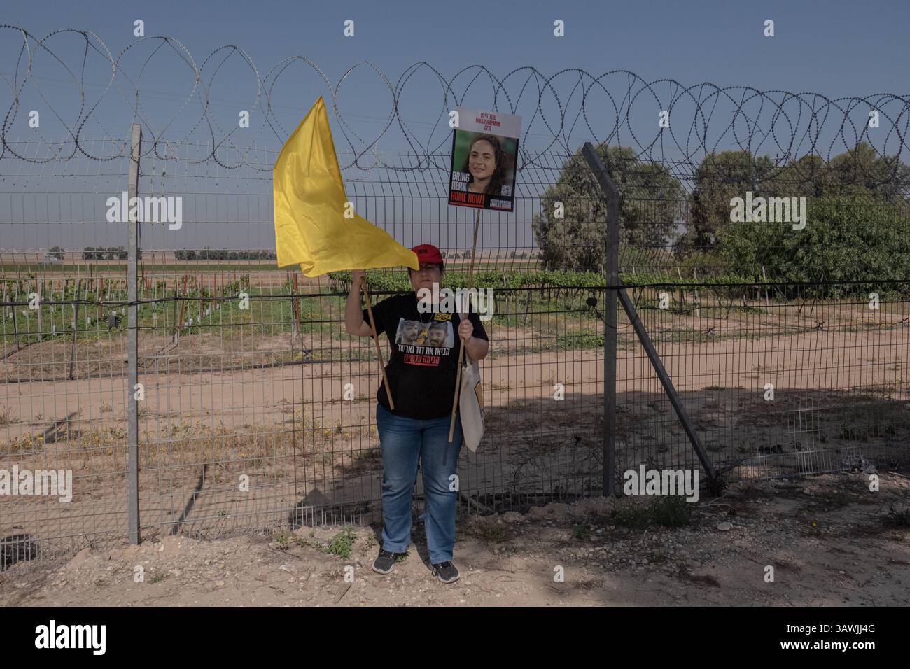 April 20, 2025, Nir Oz, Tel Aviv, Israel: Family member of David Cunio ...