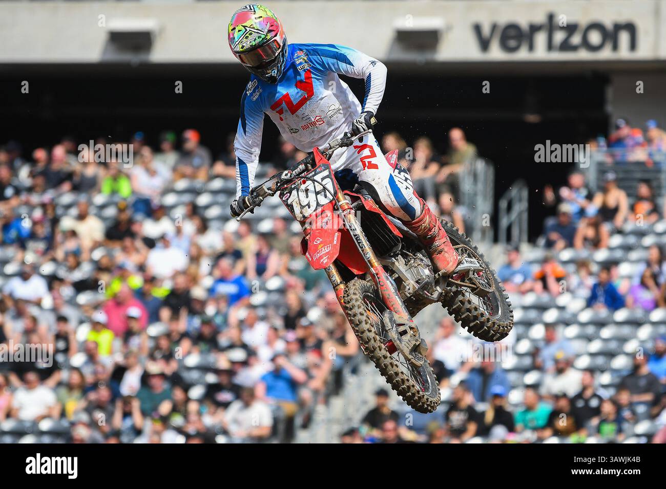 Brick, New Jersey, USA. 19th Apr, 2025. 195 Lance Kobusch jumps during ...