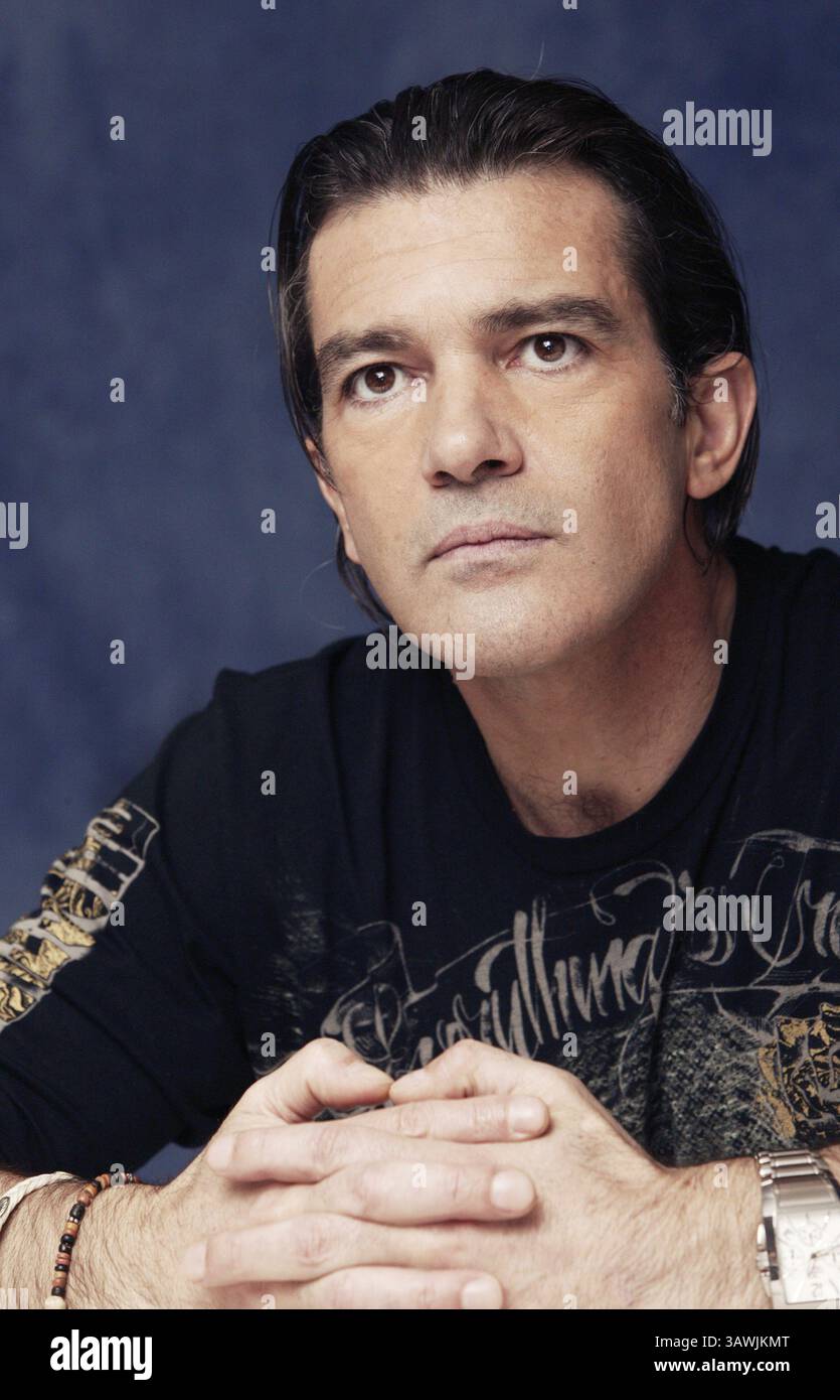 May 4, 2007 - Hollywood, California, U.S. - Antonio Banderas promotes ...