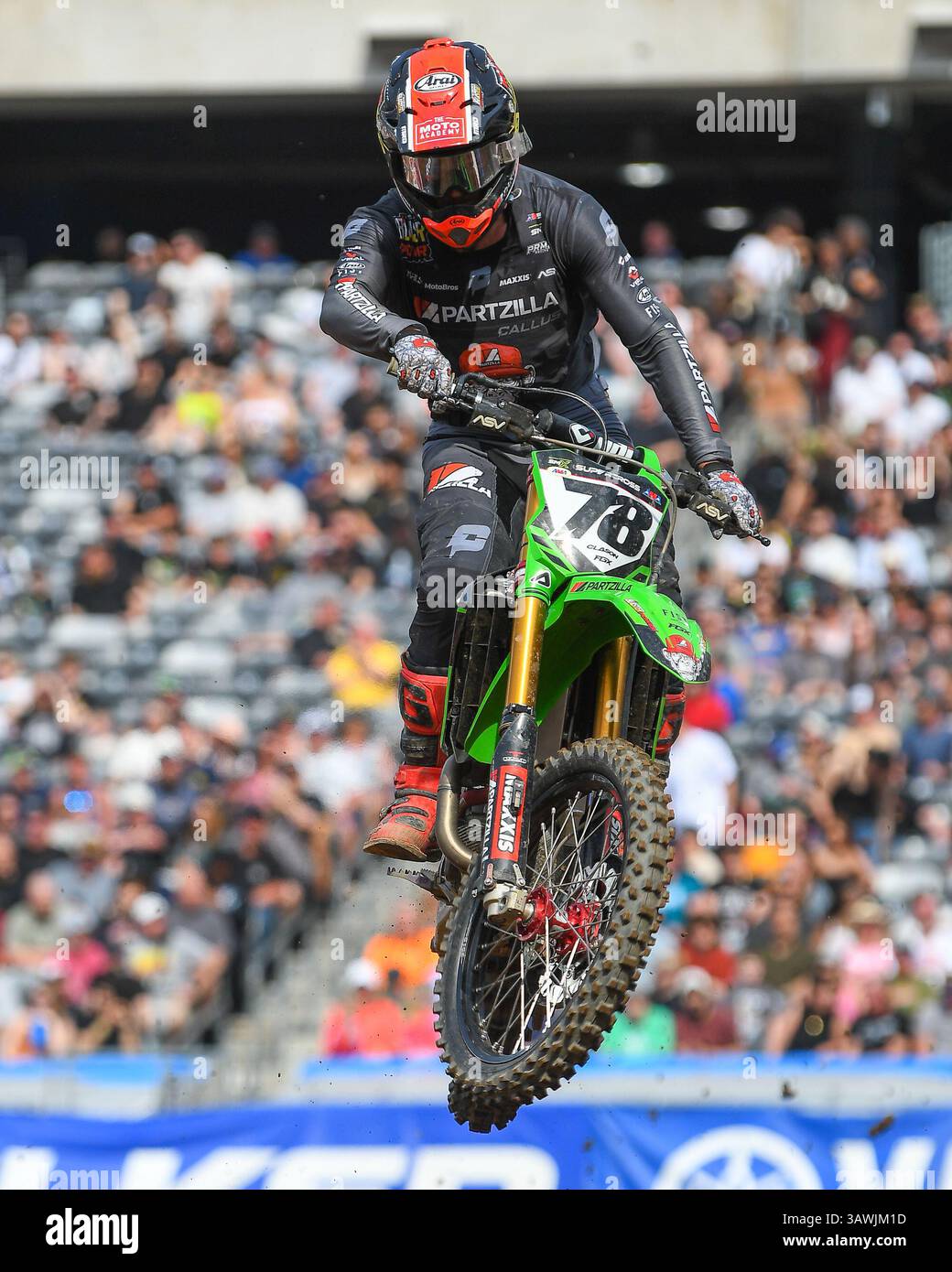 April 19, 2025, Brick, New Jersey, USA: 78 Cade Clason jumps during the ...