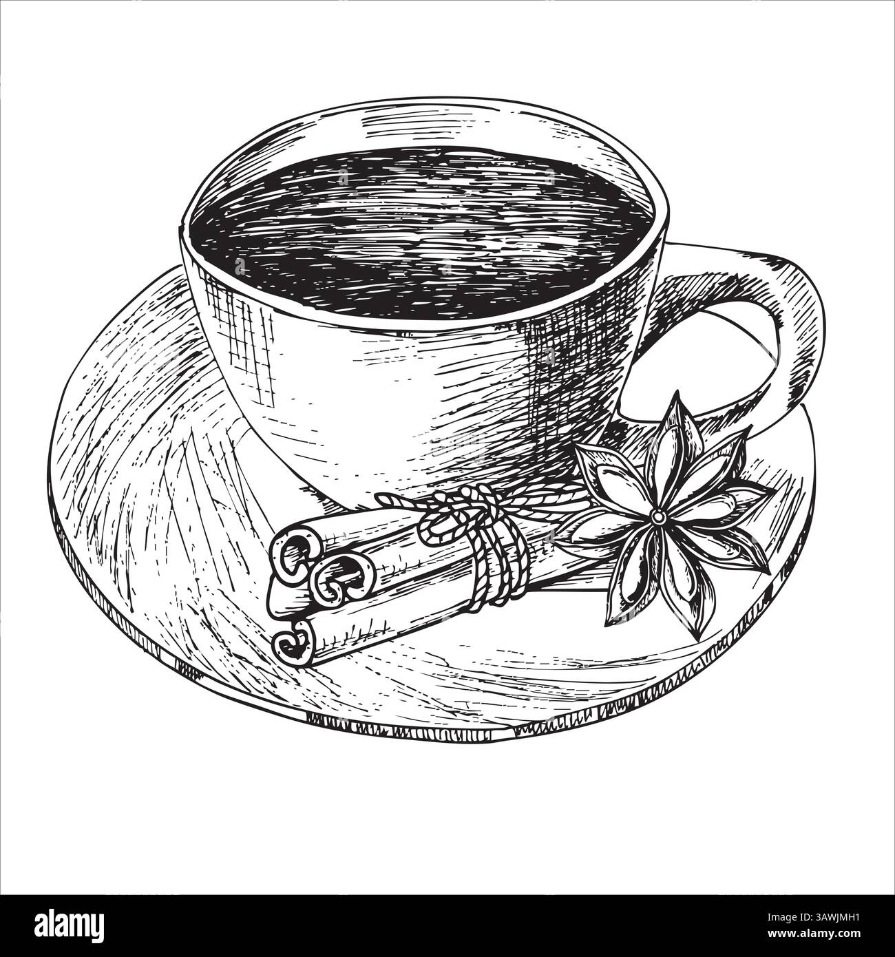 Cup coffee tea other Stock Vector Images - Alamy