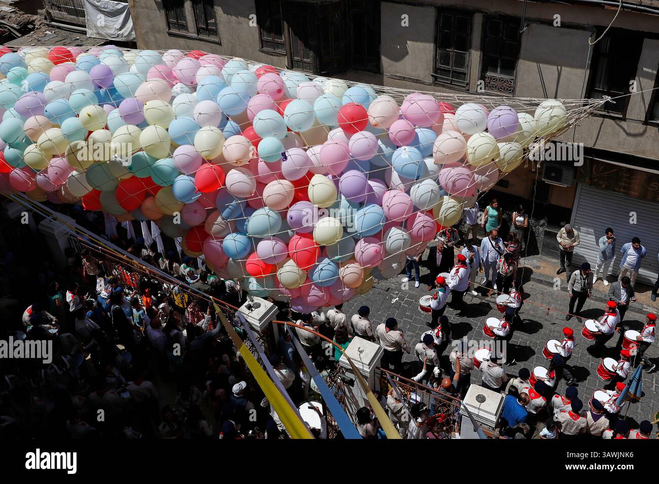 Syriac Orthodox Christians take part in Easter celebrations in the Old ...