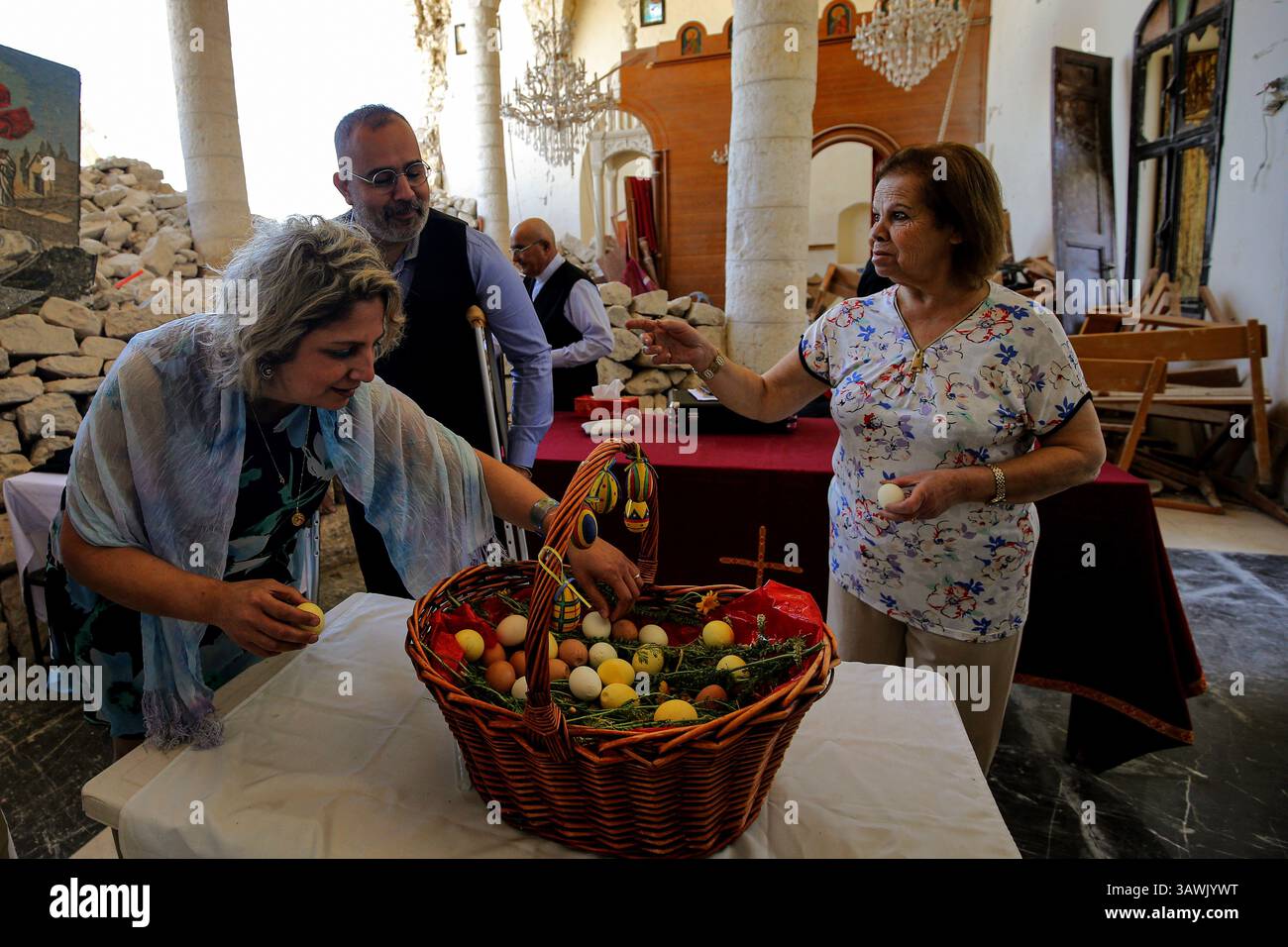 Derdghaya, Derdghaya, Lebanon. 20th Apr, 2025. Christian Lebanese ...