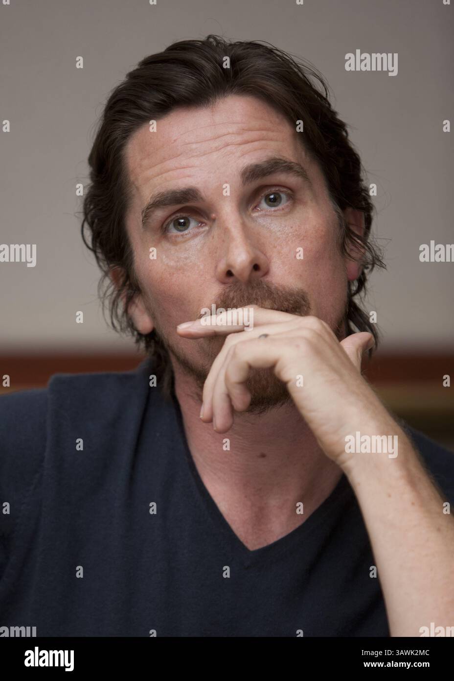 July 8, 2012 - Hollywood, California, U.S. - CHRISTIAN BALE promotes ...
