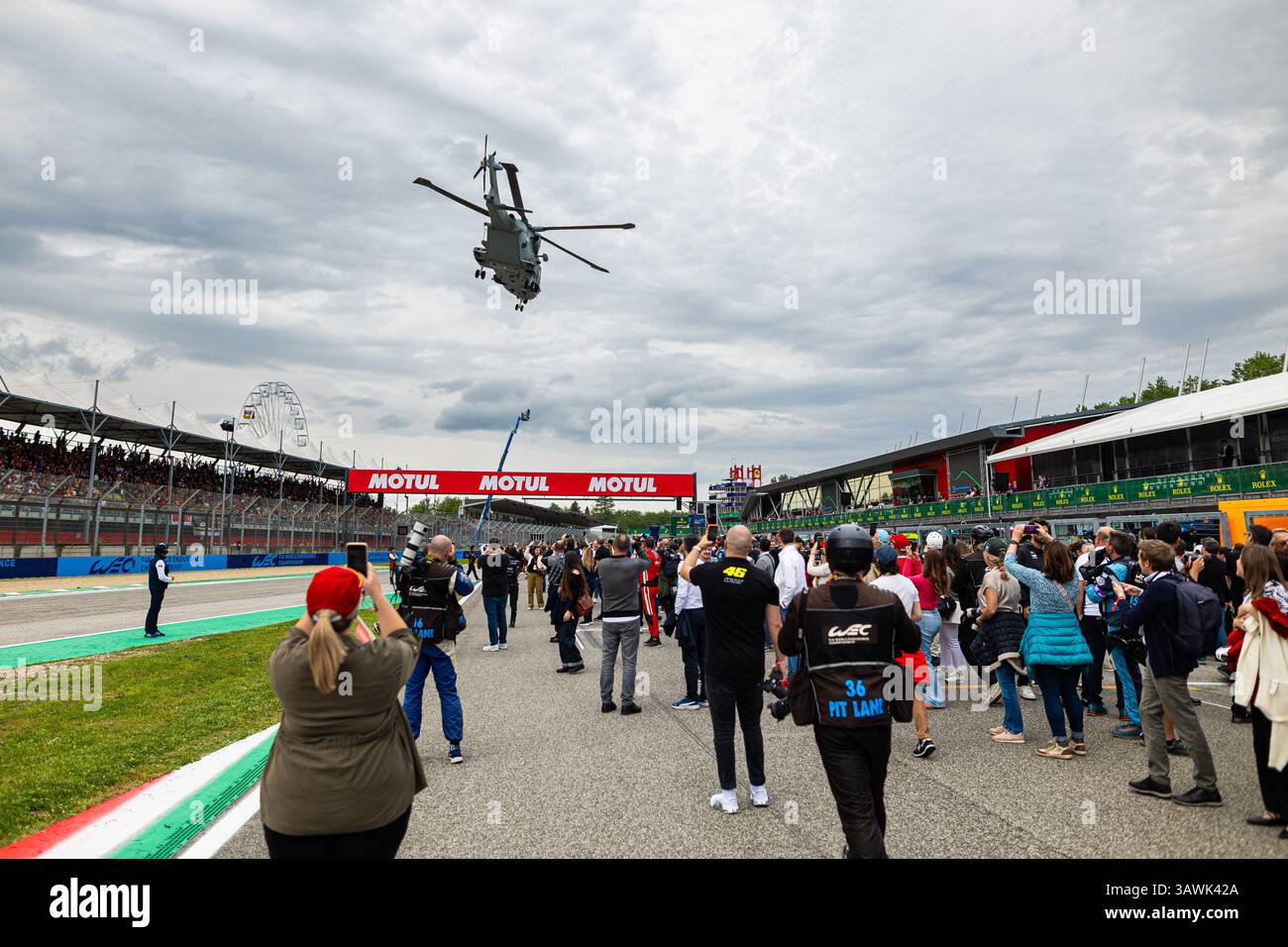 Imola, Italie. 20th Apr, 2025. Grid illustration during the 6 Hours of ...