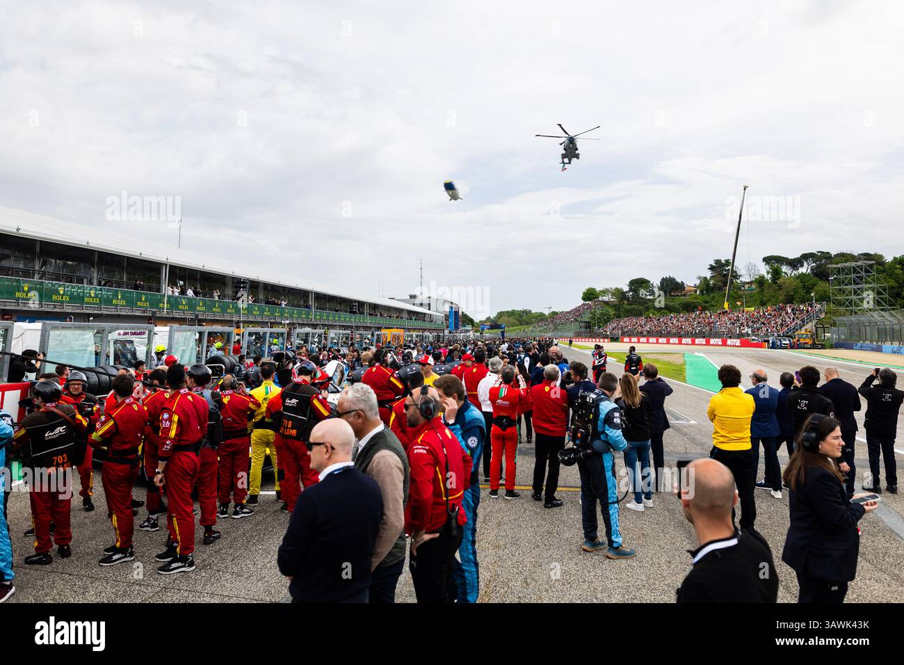 Imola, Italie. 20th Apr, 2025. Grid illustration during the 6 Hours of ...