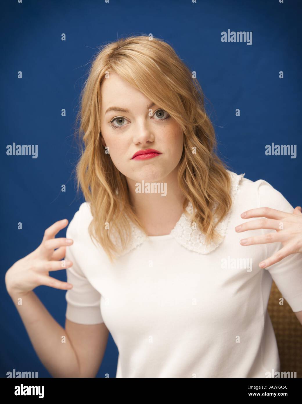 April 16, 2012 - Cancun Mexico - EMMA STONE promotes 'The Amazing ...