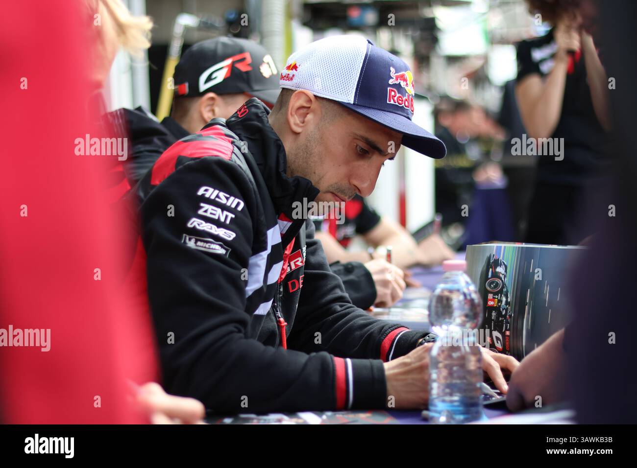 Sébastien BUEMI (CHE) of TOYOTA GAZOO RACING signs autographs during ...