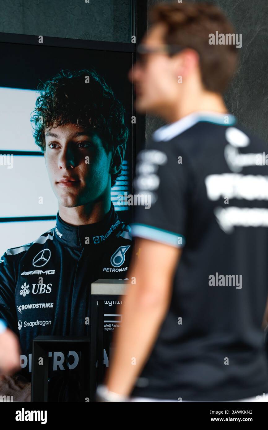 KIMI ANTONELLI Andrea (ita), Mercedes AMG F1 Team W16, RUSSELL George (gbr), Mercedes AMG F1 ...