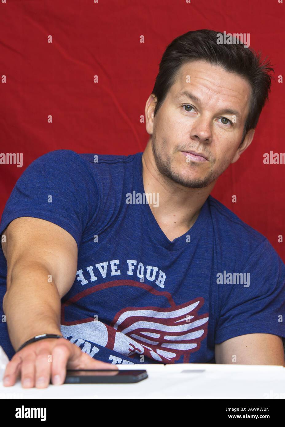 April 13, 2013 - Hollywood, California, U.S. - MARK WAHLBERG promotes ...