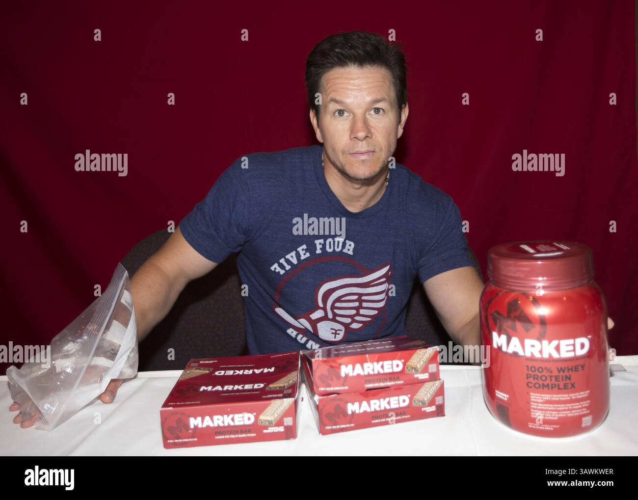 April 13, 2013 - Hollywood, California, U.S. - MARK WAHLBERG with iced ...