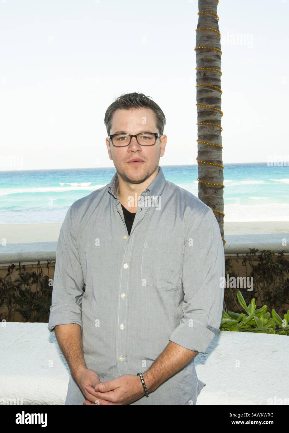 April 20, 2013 - Cancun, Mexico - Matt Damon promotes 'Elysium' in ...
