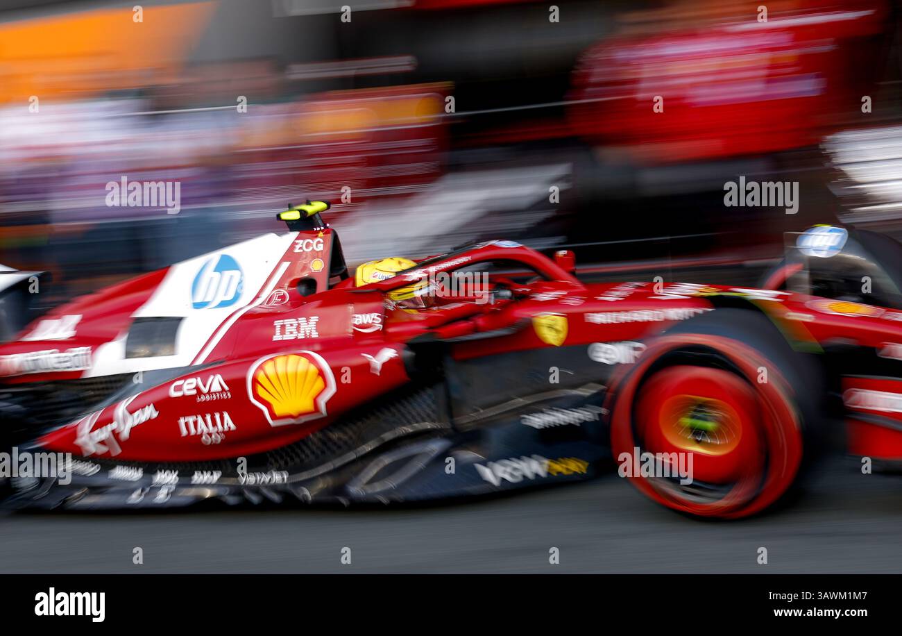44 HAMILTON Lewis (gbr), Scuderia Ferrari SF-25, action during the Formula 1 STC Saudi Arabian ...
