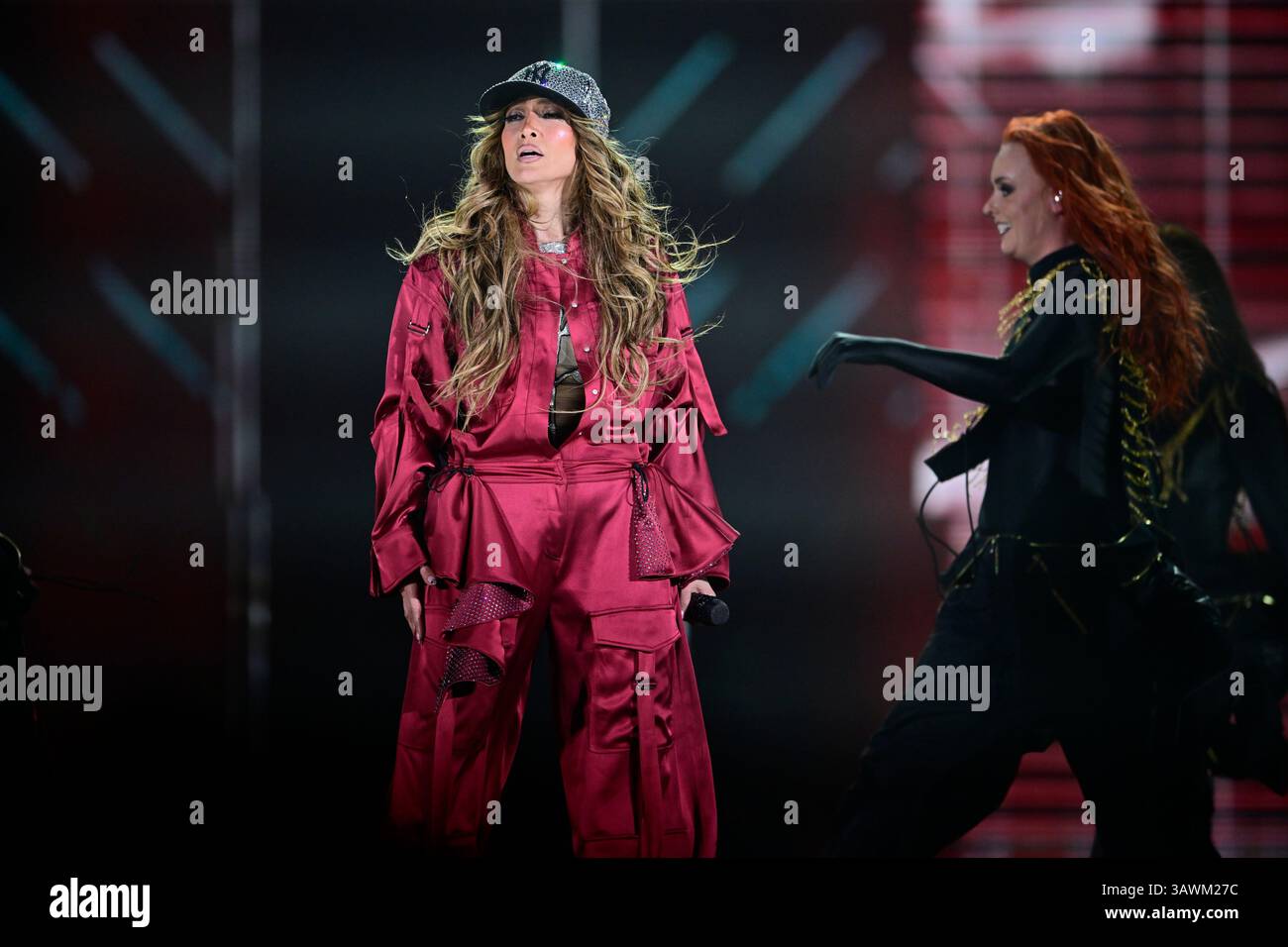 Jeddah, Saudia Arabia. 19th Apr, 2025. Perform during a live concert at ...